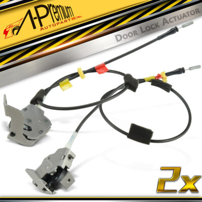 2x Upper Door Latch w/ Cable Rear Side for Ford F-150 1997-2003 F-250 ...