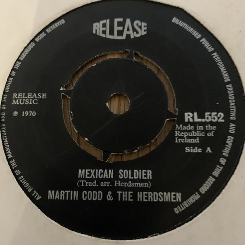 Mexican Soldier - Martin Codd & The Herdsmen 7" Vinyl - Rare Irish Folk ...