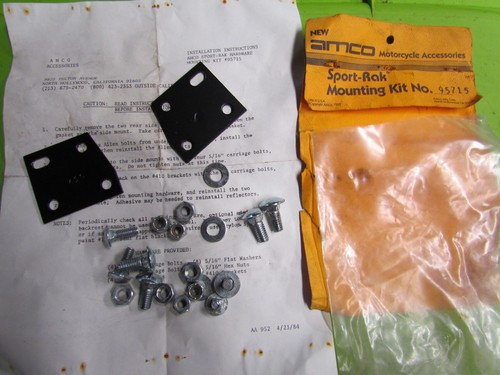 NOS AMCO Moto Sport Rack Bagage Montage Kit #95715 | eBay