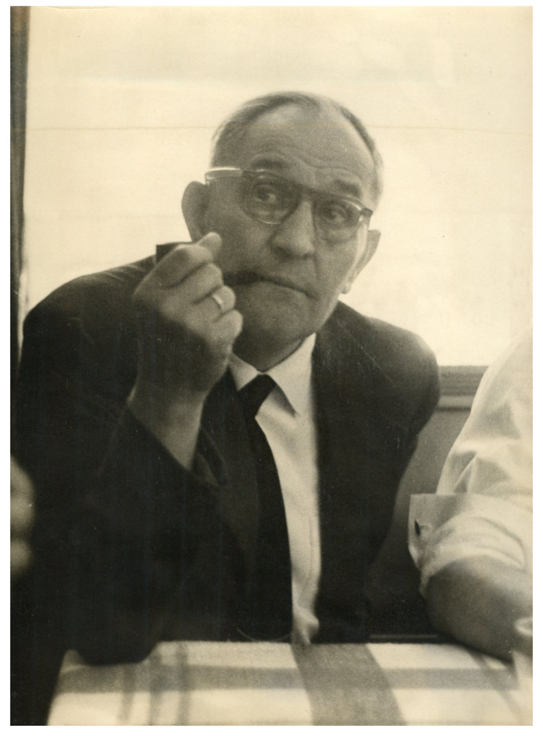 Le pasteur allemand Niemoller Vintage silver print,Emil Gustav ...