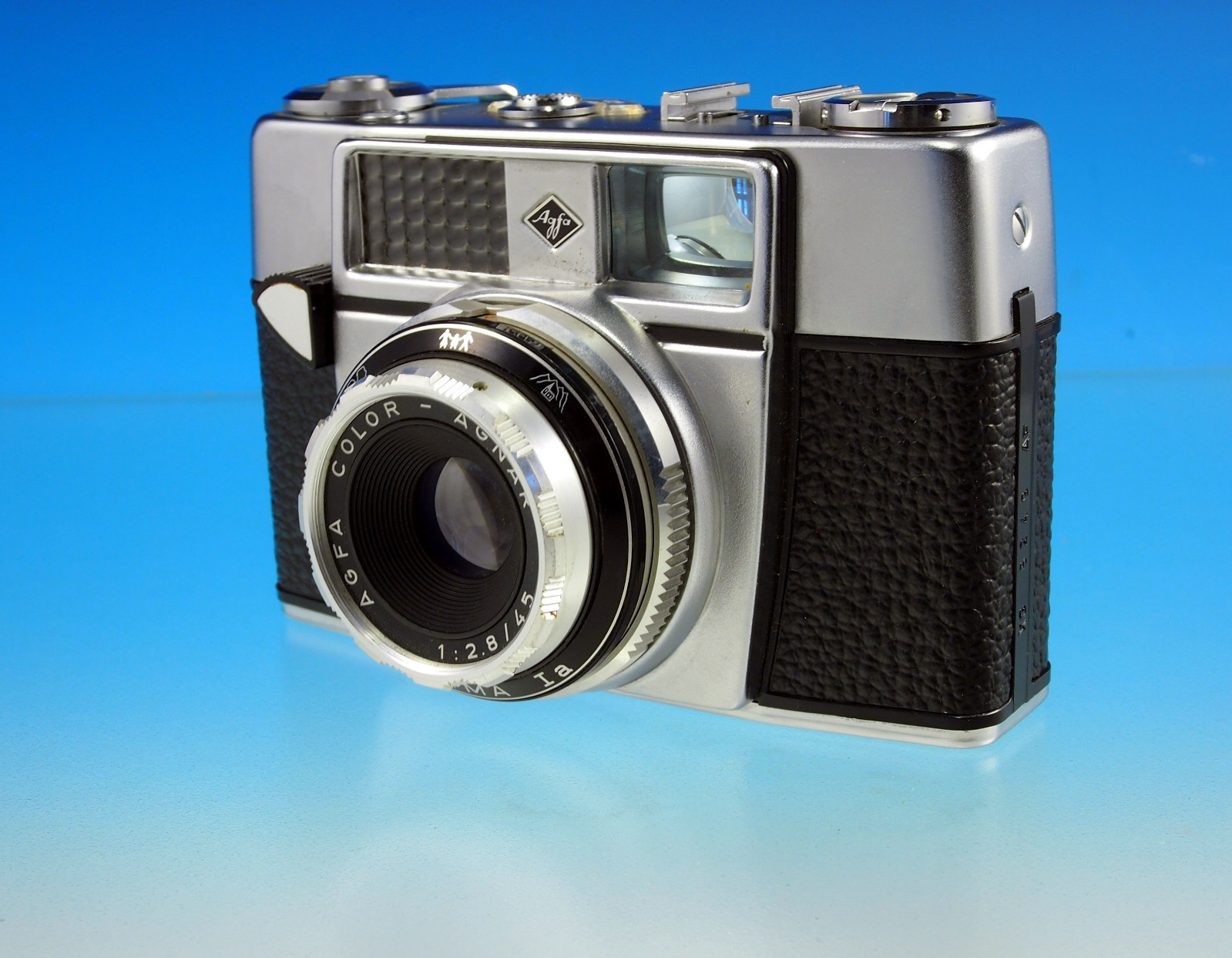 Agfa Optima 1a mit Agfa Color-Agnar 1:2.8/45 Objektiv / lens - 201877 ...