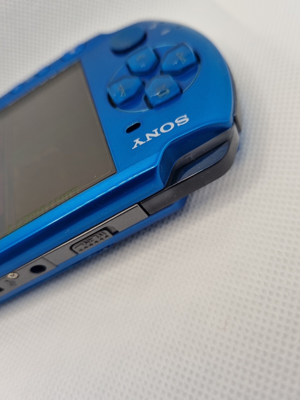 PSP PLAYSTATION Portable Vibrant Blue PSP-3000 Good Condition + charger ...