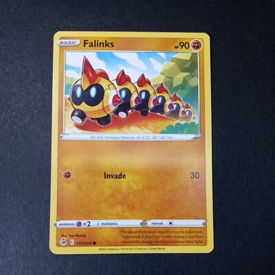 Pokemon Fusion Strike Falinks Common Card 155/264 NM | eBay