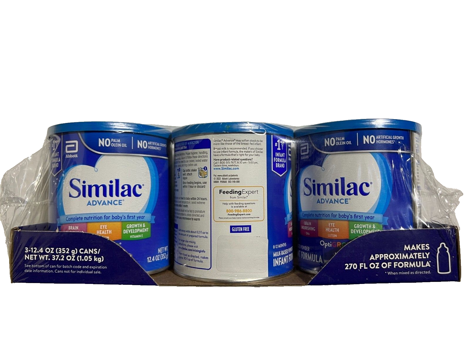 Similac+Advance+Milk-Based+Powder+Infant+Formula+with+Iron+12.4+oz ...