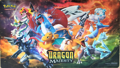 Pokémon TCG Dragon Majesty Playmat Tappetino - Charizard, Dragonite ...