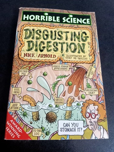 CHILDRENS KIDS KS2 KEY STAGE 2 HORRIBLE SCIENCE DISGUSTING DIGESTION ...