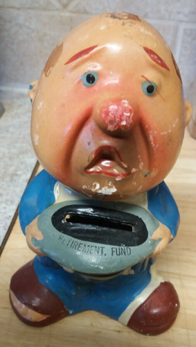 VTG Retirement Fund Bank (Japan) Hobo Old Man Ceramic With Stopper | eBay