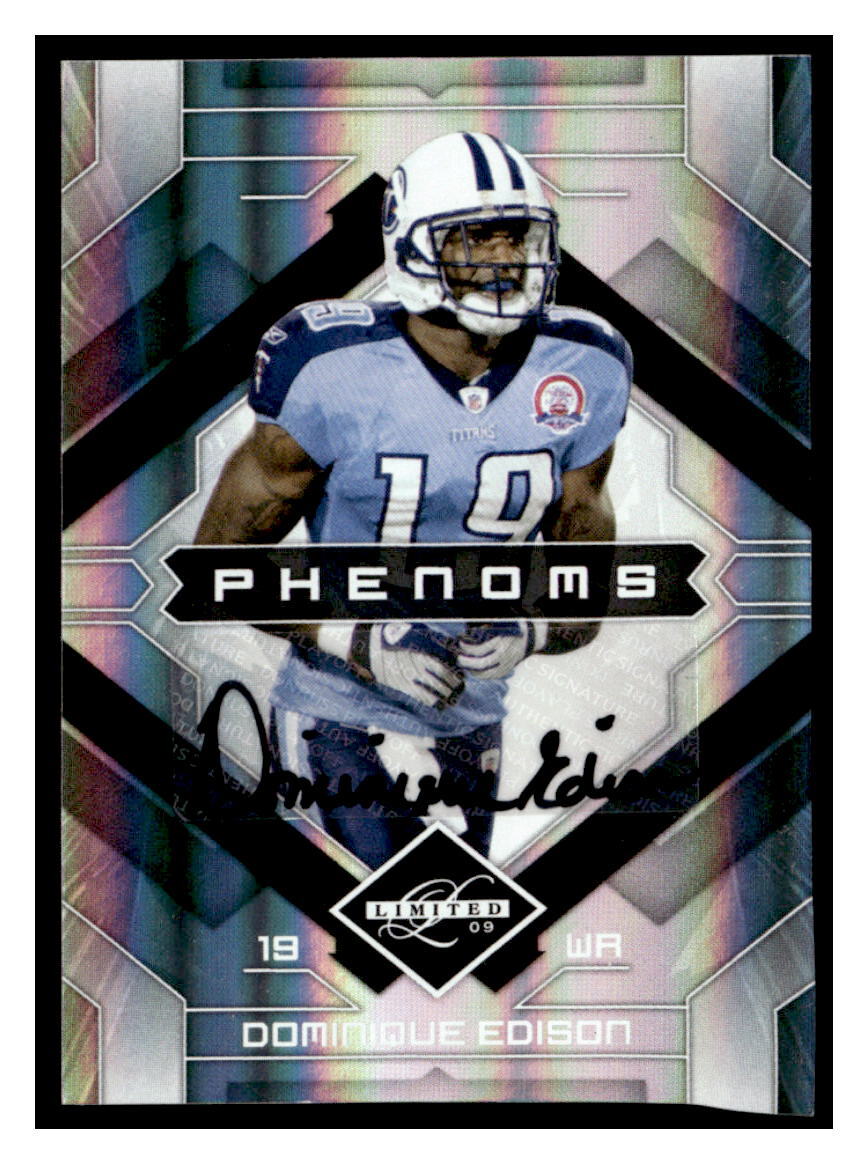 Dominique Edison 2009 Donruss Limited AUTOGRAPH /399 | eBay