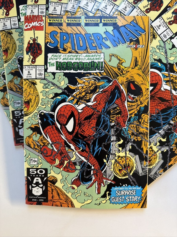 Spider-Man #6 GHOST RIDER HOBGOBLIN Todd McFarlane Marvel - Lot of 10 ...
