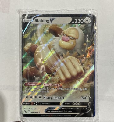 Pokémon TCG Slaking V Pokemon GO 058/078 Ultra Rare NM/M | eBay