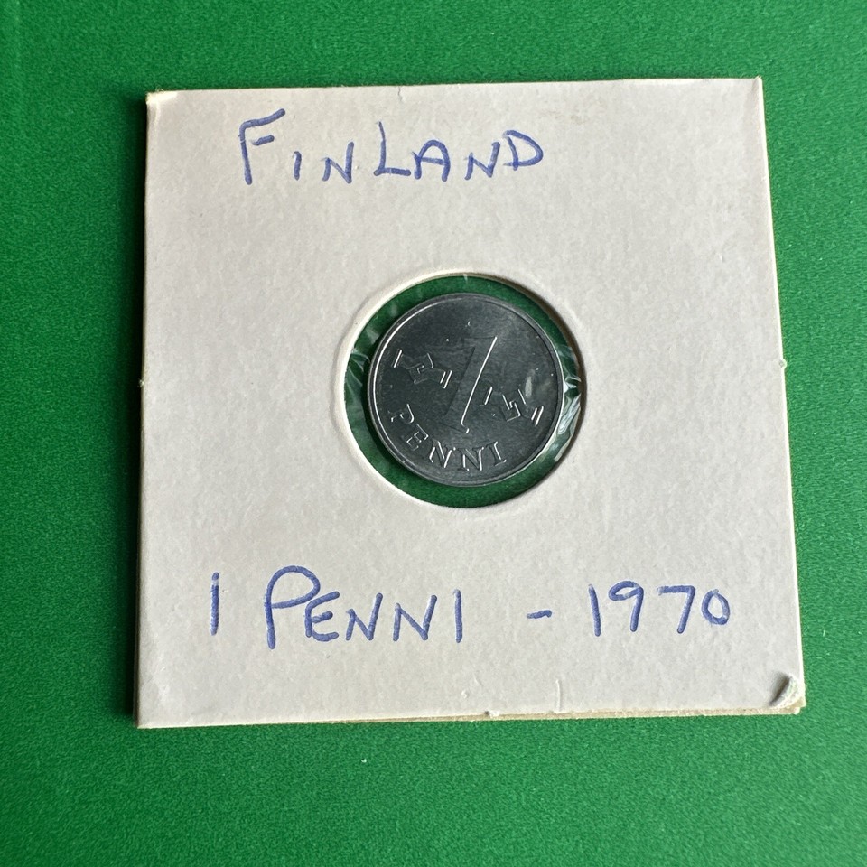 1970 Finland 1 Penni - UNC - KM# 44 - World Coin | eBay