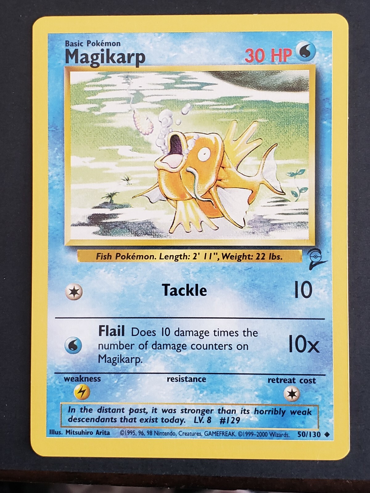 50/130 MAGIKARP - Base Set 2 - Pokémon TCG Card - Unlimited Edition M ...