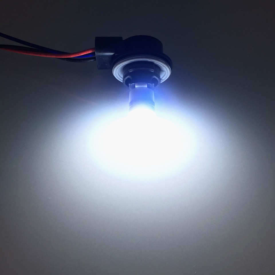2pcs 12V White / Amber 67 97 5008 R5W R10W LED Bulb Mini BA15S 1156 ...