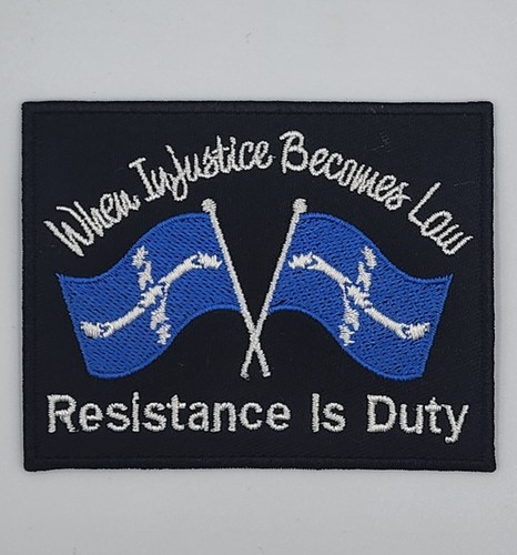EUREKA RESISTANCE FLAGS AUSTRALIA VEST HARLEY DAVIDSON BIKER PATCH IRON ...