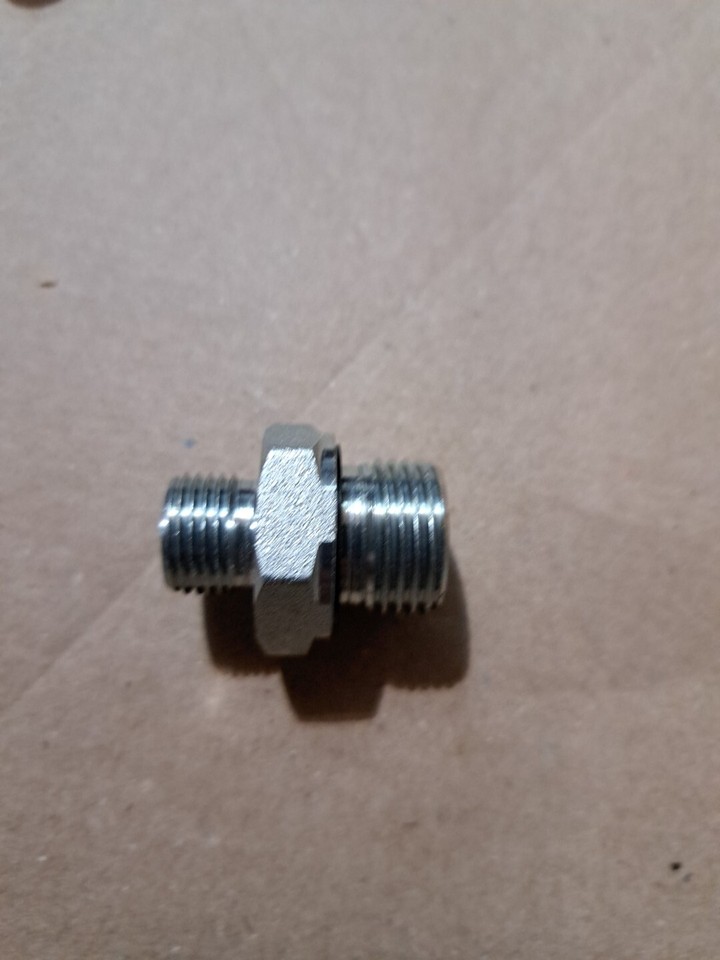 Chinese Mini Excavator Fitting Hydraulic Din M16 X 1/2" With Flat ...