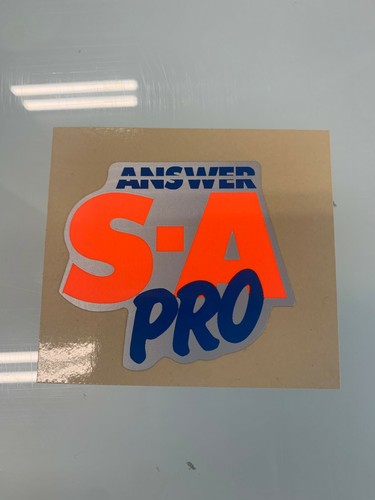 Answer SA Pro Decal BLG444 | eBay