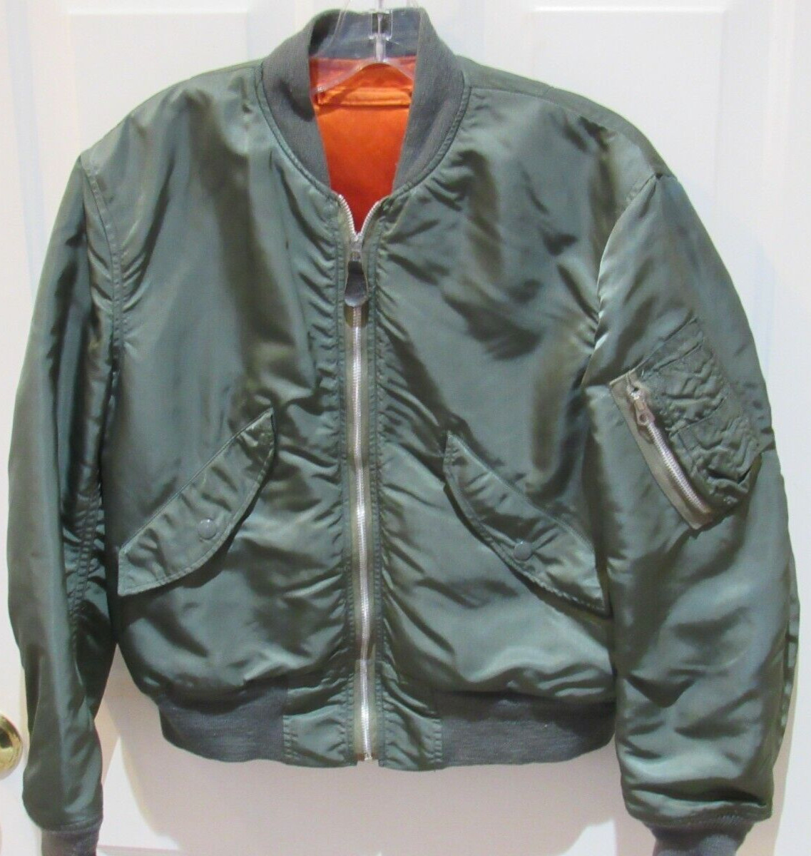 Vintage 1975 USAF MA-1 Military Flight Jacket Alpha I… - Gem