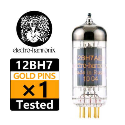 1PC Brand New Electro-Harmonix Gold Pins 12BH7 Vacuum Tube Valve Tube ...