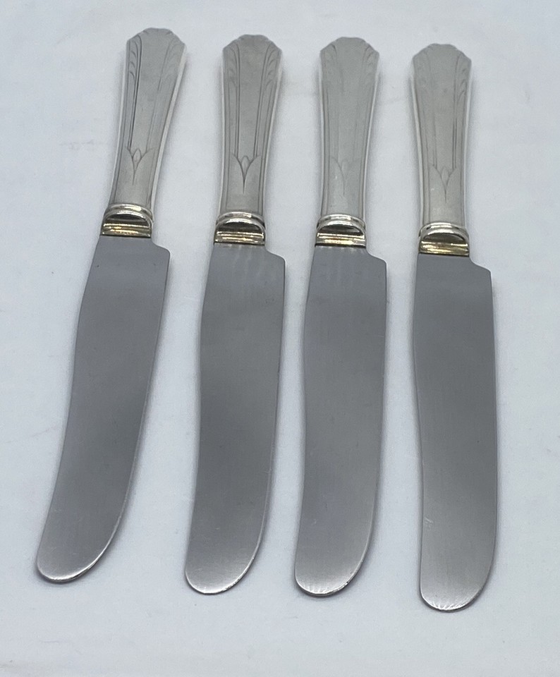 Vintage National Silver Company 9.5” Dinner Knives (Devotion-1934 ...
