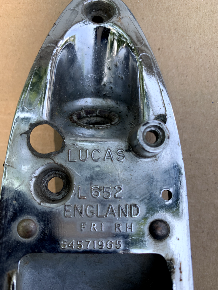 ORIGINAL JAGUAR XKE E TYPE SERIES ONE LUCAS L652 FRONT MARKER LIGHT ...