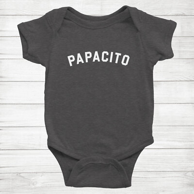 Papacito Saying Baby Bodysuit Romper Clothes Papa Dad Gift Spanish ...