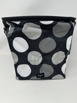 Thirty-One Mini Storage Bin Round Organizer 31 Got Dots Collapsable NEW ...