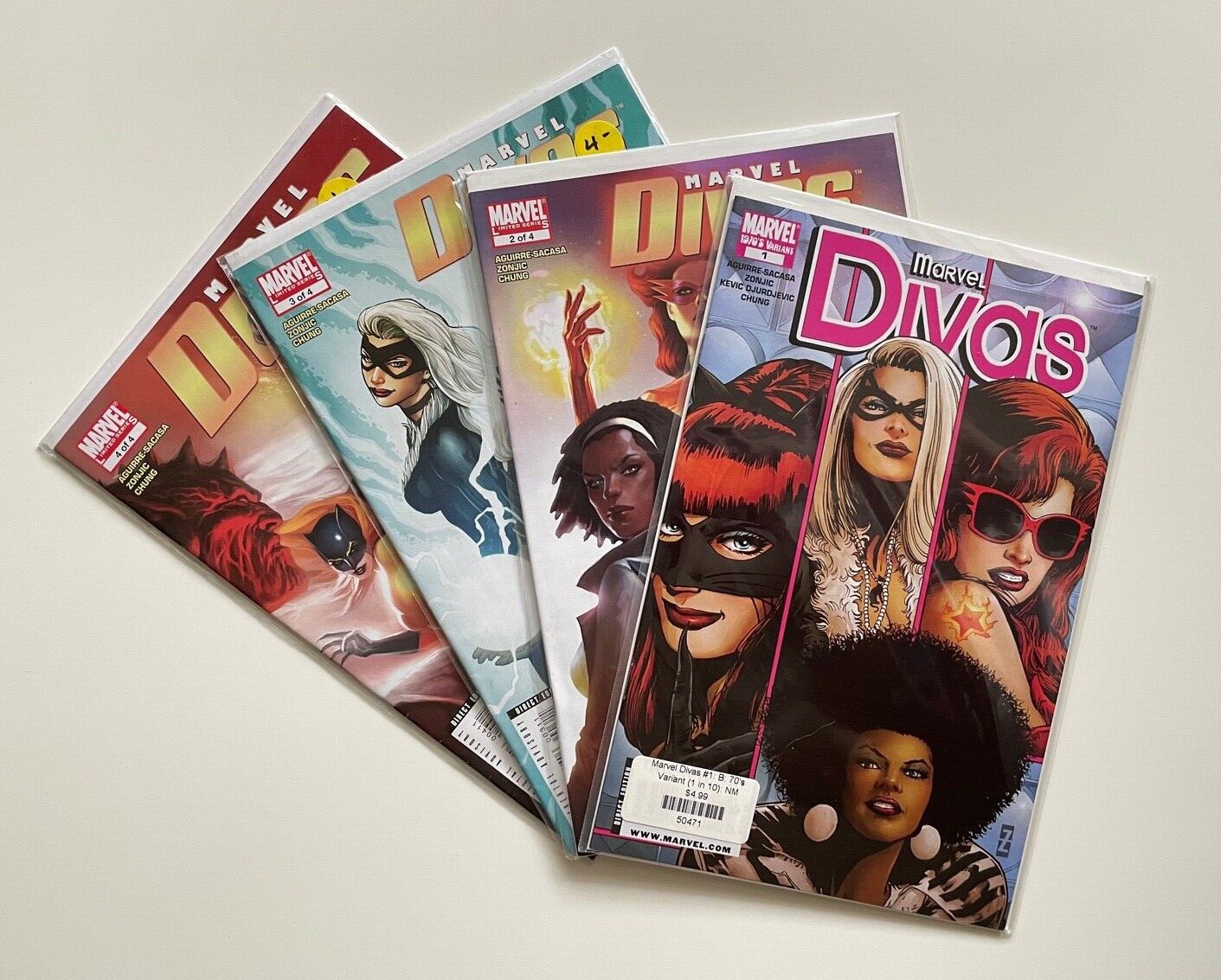 Marvel Divas Comic 2009 Complete Series 1-4 | eBay