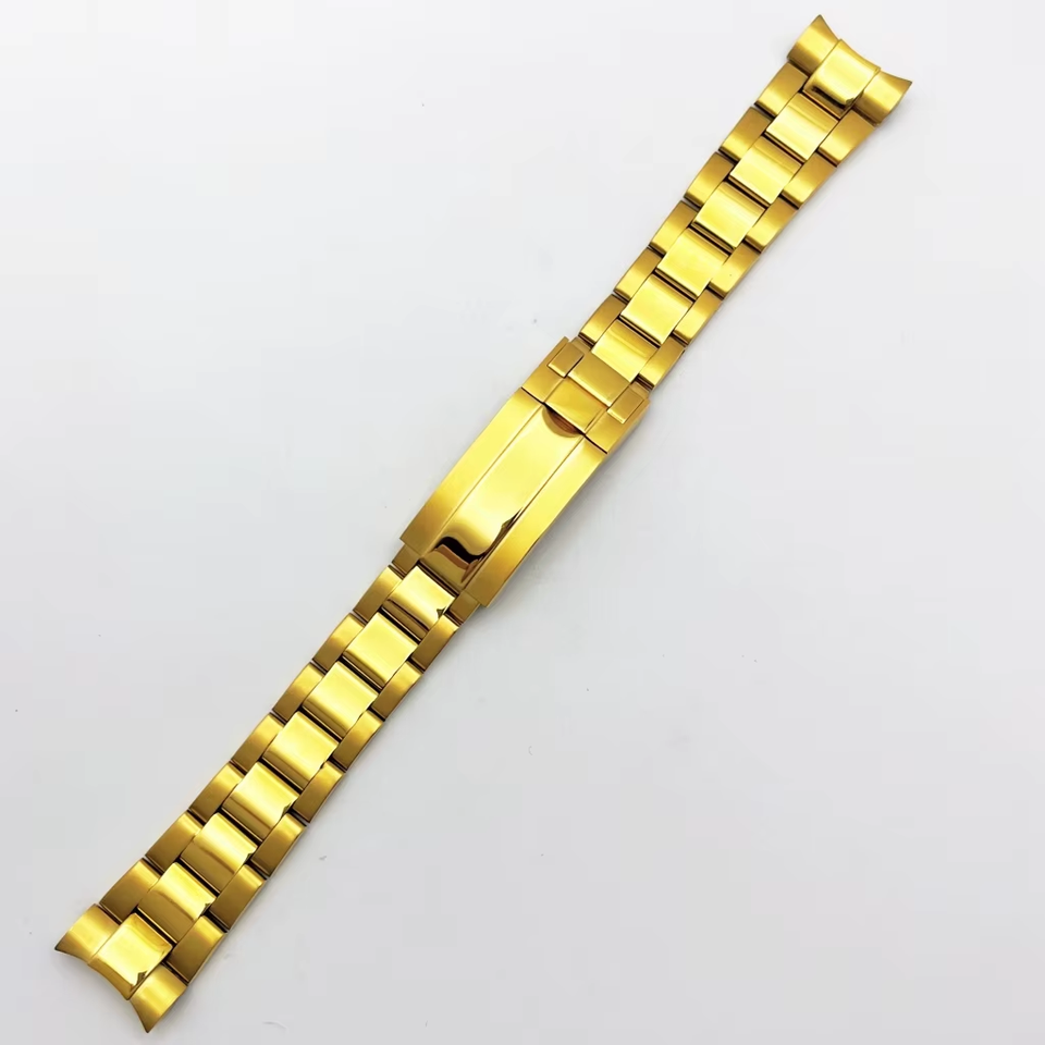 39Mm VK63 Case Silver Watch Case Stainless Steel Watch Strap Fit VK63 ...