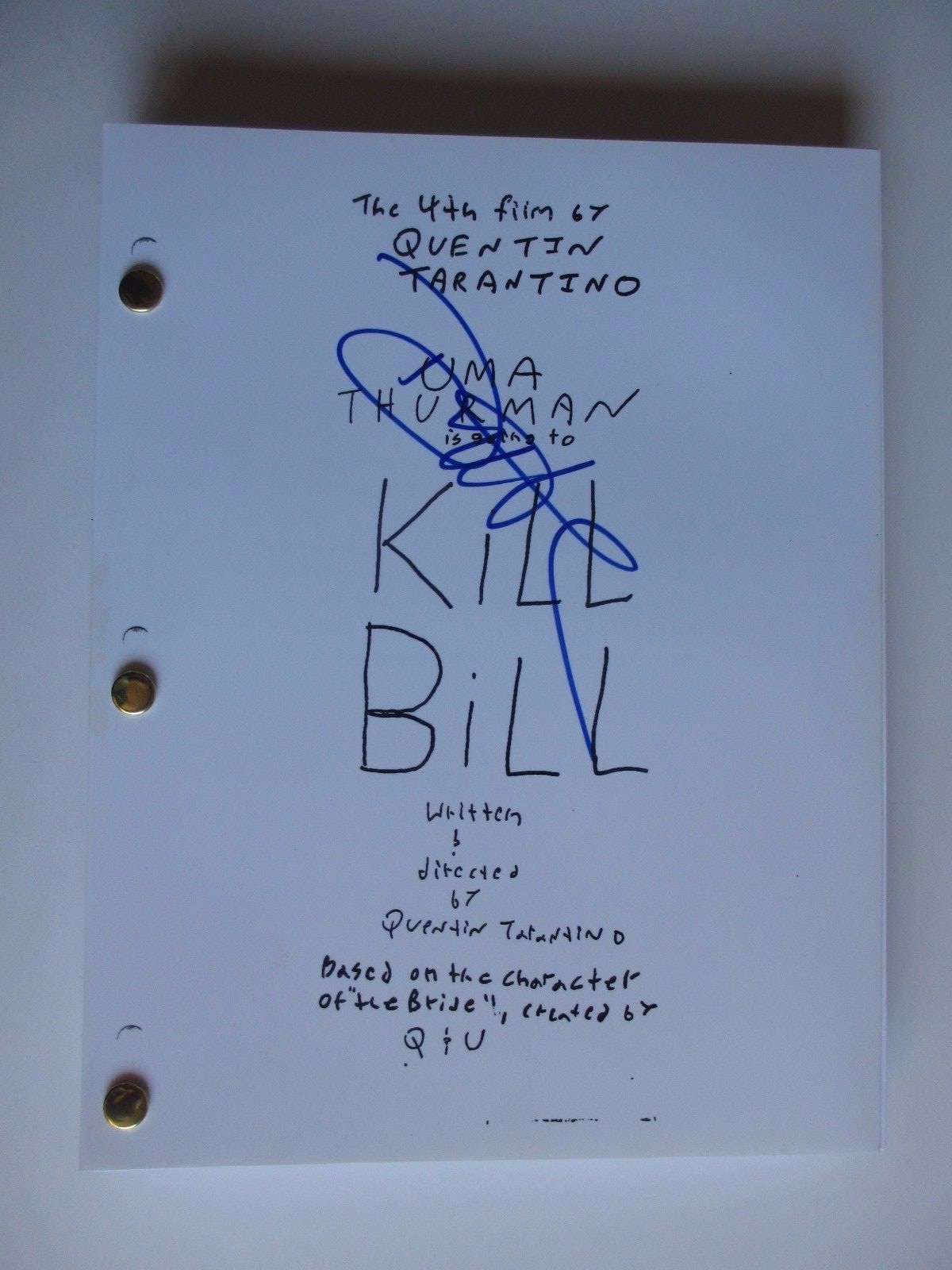DARYL HANNAH SIGNED FULL KILL BILL SCRIPT DC/COA (RARE) ELLE | eBay