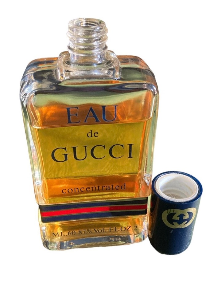Vintage GUCCI fragrance 2oz bottle discontinued 1982 Eau de GUCCI ...