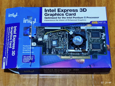 Intel i740 Intel first generation 3D graphics card, 9 new Intel ...