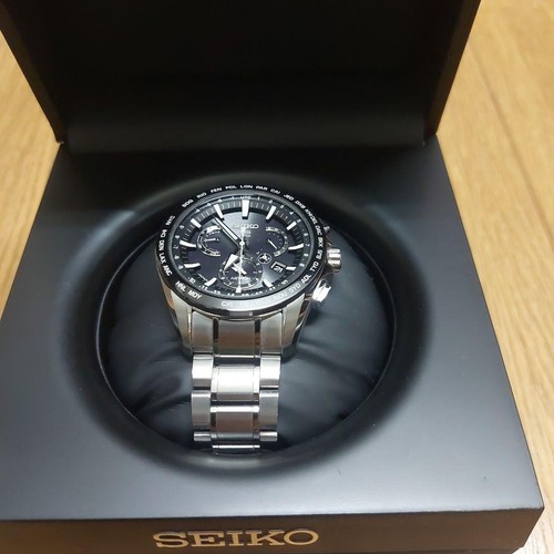 Seiko Astron 8X53-0AD0-2 Day Date Ceramic ST.Steel Box GPS Solar Mens ...