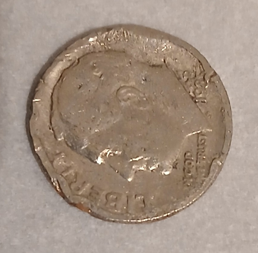1985 Dime 10C Error Coin Major Strike Planchet Error PSD Dime | eBay