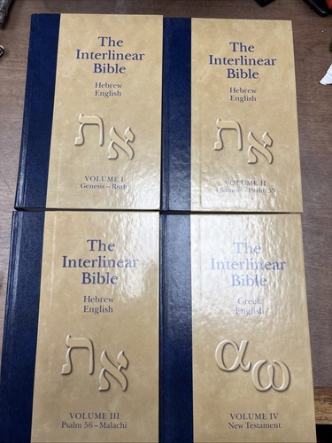 The Interlinear Bible Greek English Volumes 1-4 Jay P. Green | eBay