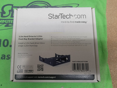 Startech BRACKETFDBK Bracket for 3.5" Floppy on 5.25" Base w Bezel | eBay