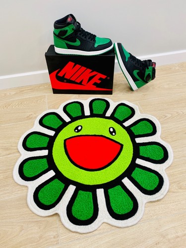 Murakami Art Hypebeast Flower Area Living Room Rugs Bedroom Carpet ...