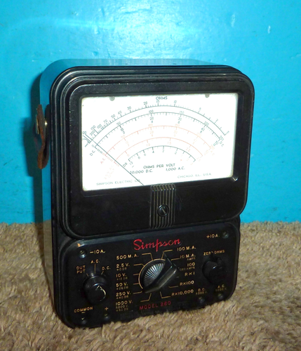 Simpson 260 VTVM Vacuum Tube Volt Meter | eBay