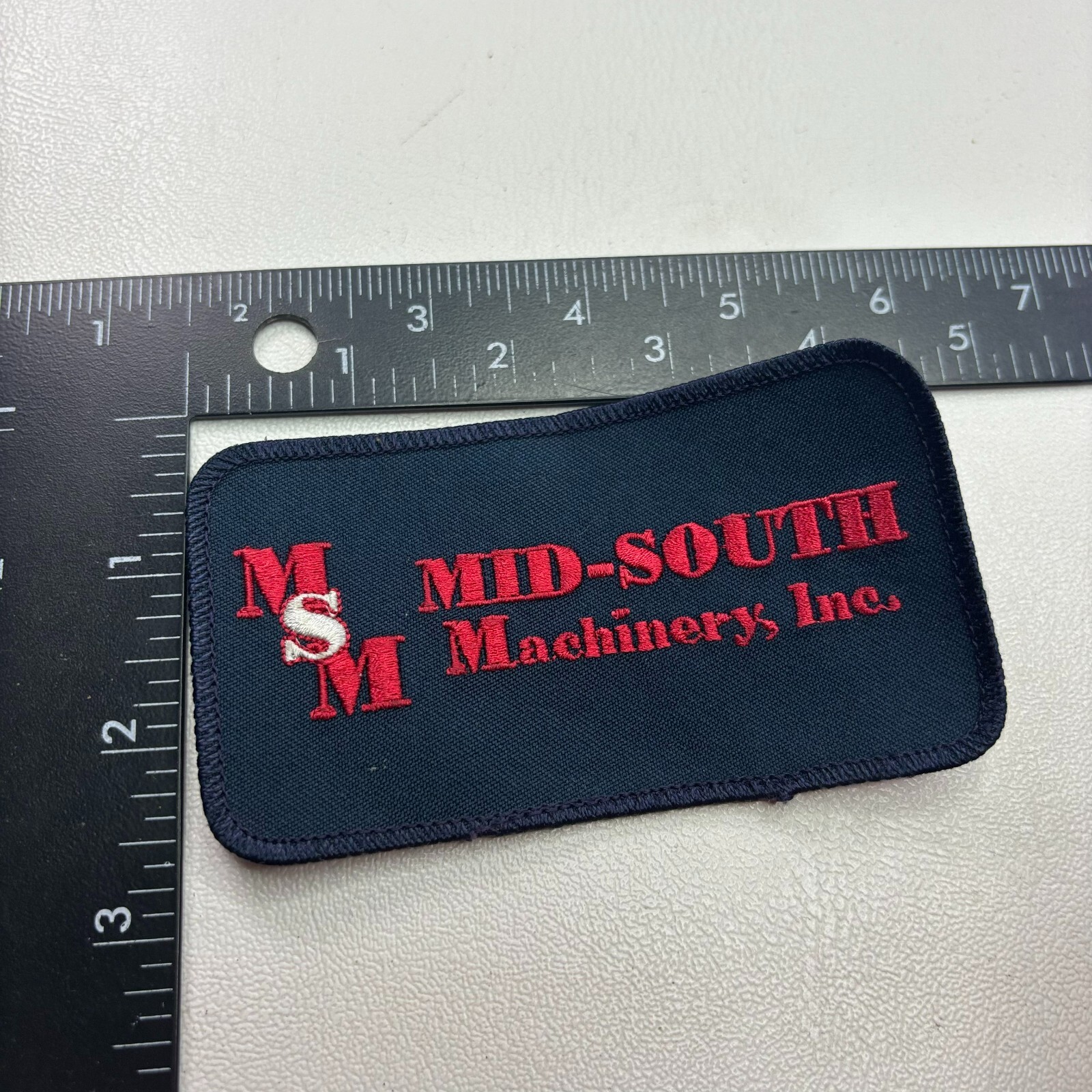 VINTAGE MSM MID-SOUTH MACHINERY INC. Equipment Advertising Patch 39MW ...