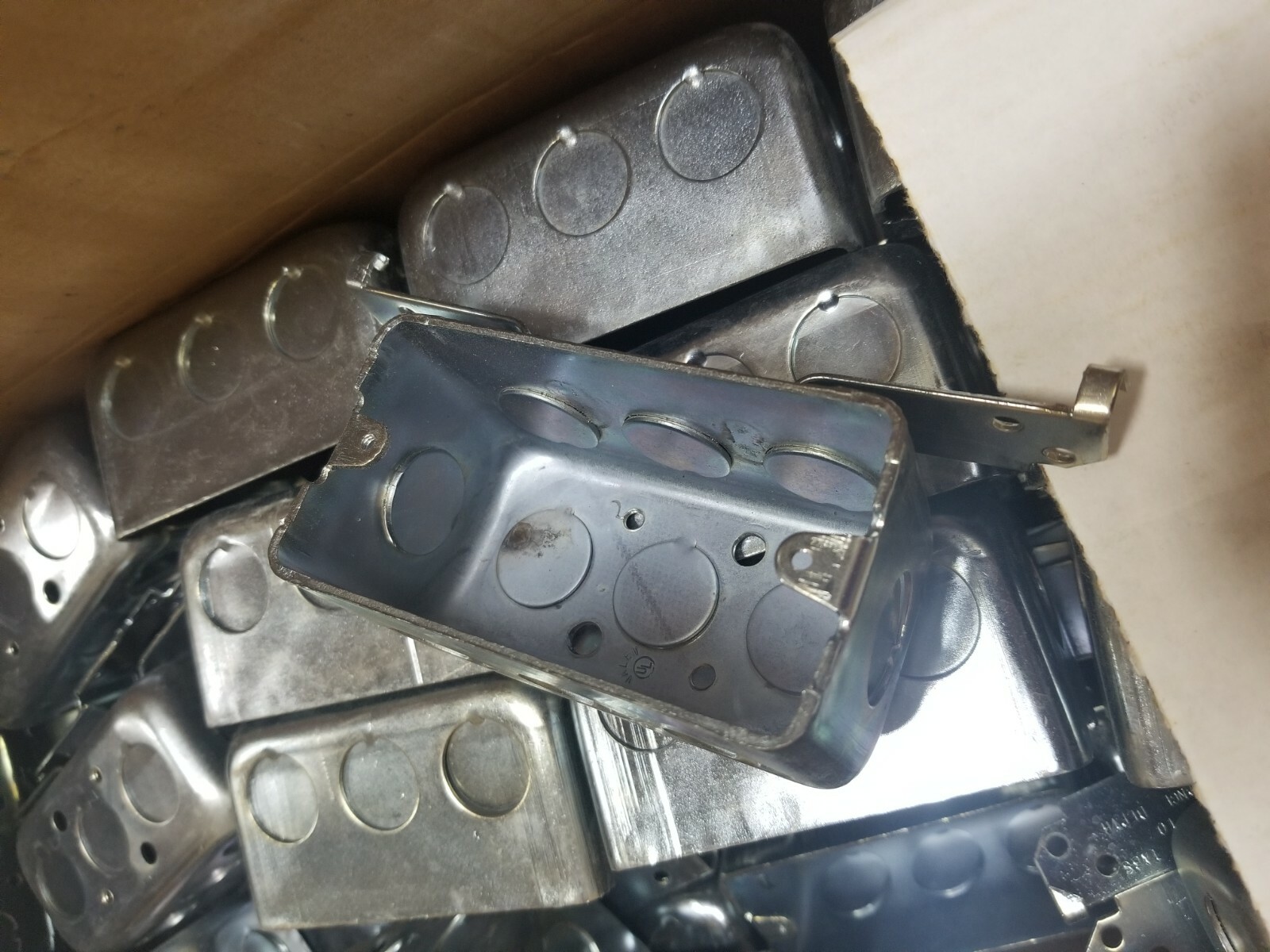 Stainless Steel 2-1/8 in. Deep Handy Box Bracket 202A 14.5 CU Inch ...