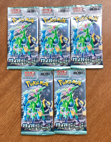 Pokemon TCG Cyber Judge Booster Japanese Temporal Forces Booster Sv5M 5 ...