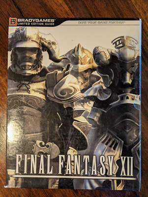 Final Fantasy XII Strategy Guide BradyGames Limited Edition & Art Book ...