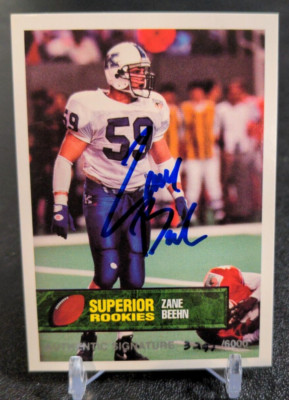 ZANE BEEHN 1994 Superior Rookies Auto RC On Card Autograph KENTUCKY ...