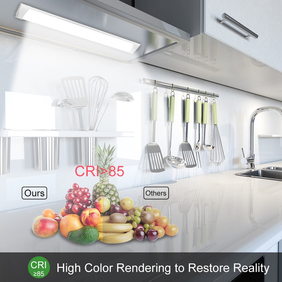 40W 120CM LED Slim Ceiling Batten Tube Light Dimmable Linear Fluro ...