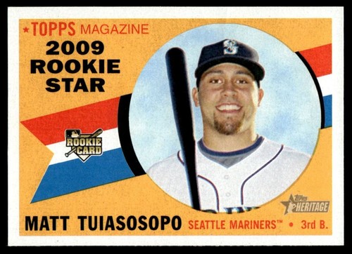2009 Topps Heritage Matt Tuiasosopo Seattle Mariners #136 | eBay