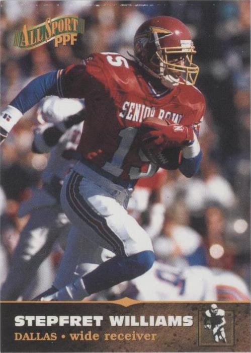1996 Score Board All Sport PPF - Stepfret Williams #44 (RC) for sale ...