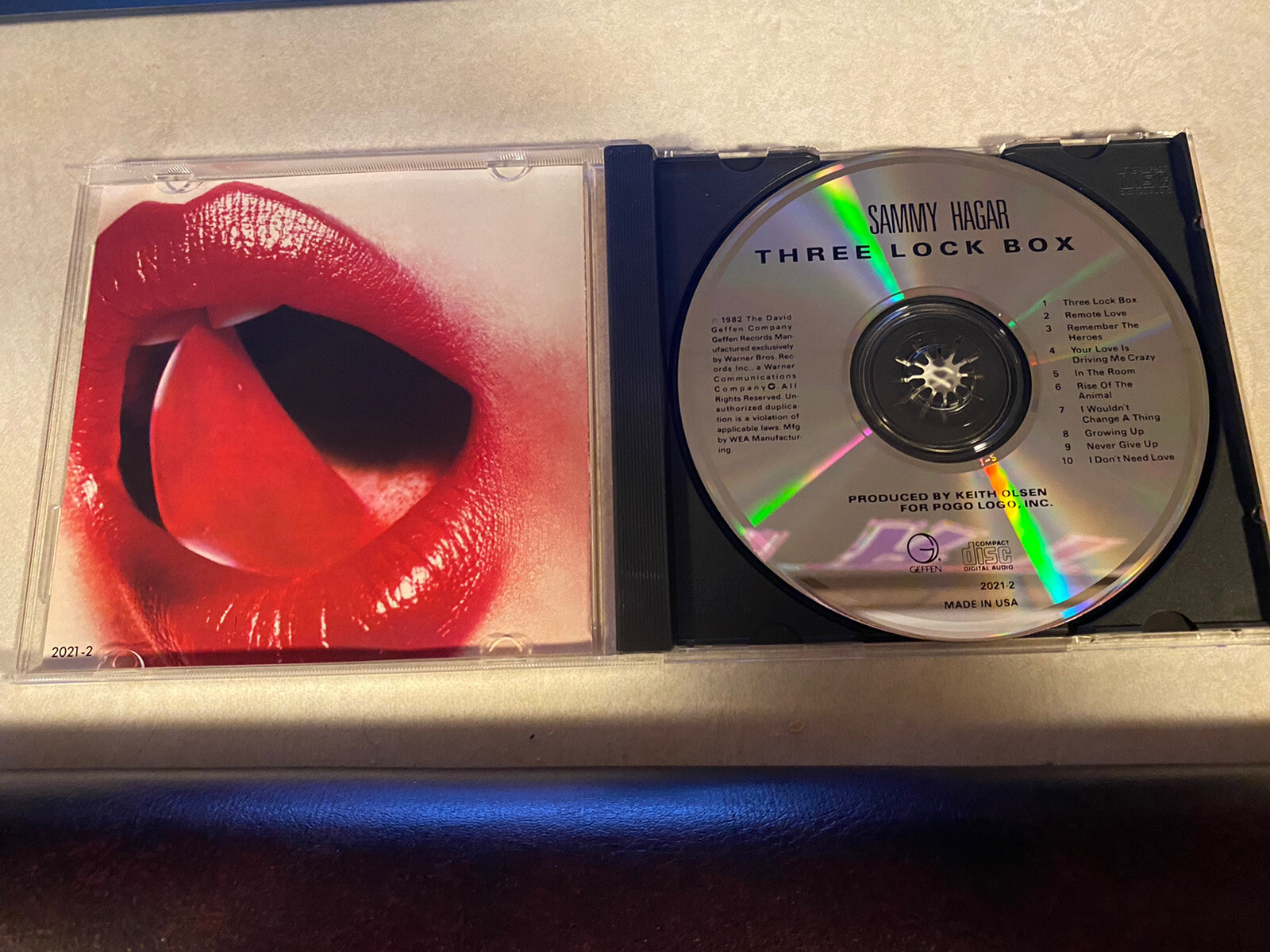 SAMMY HAGAR - THREE LOCK BOX [1982] CD RARE GEFFEN 2021-2 | eBay