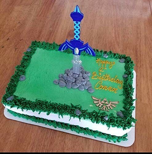 Zelda Master Sword Cake Topper Personalized & Zelda Crest Cupcake ...