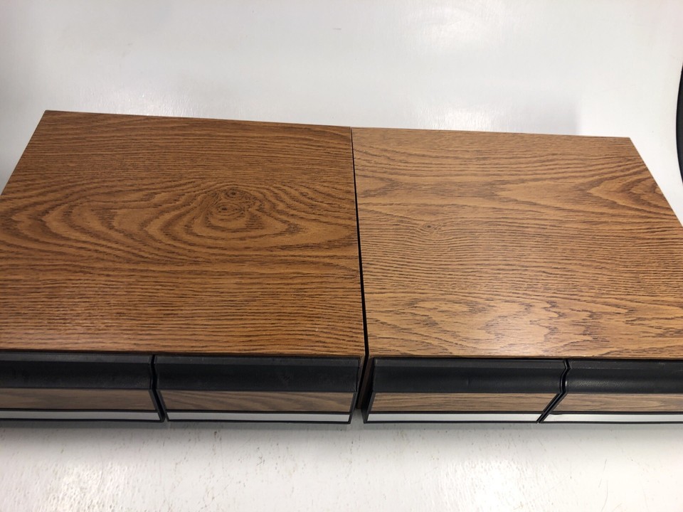 Lot 2 Vintage VHS Cassette Tape Storage Drawers 2 drawer holds 24 ...