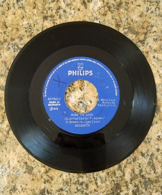NAZARETH BORN TO LOVE/I DON'T WANT TO GO ON WITHOUT YOU, PHILIPS 45RPM ...