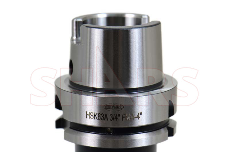 Shars A63 HSK 63A Shell Face Mill Holder 3/4" x 4" Balanced to 15000 ...